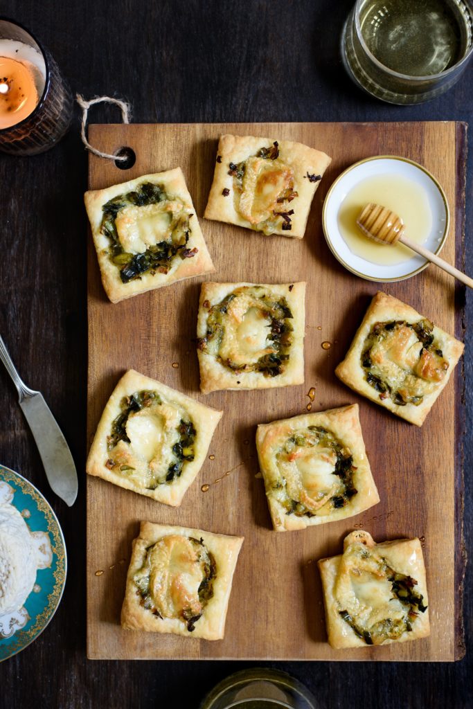 Caramelized Leek Tartlets with Le Chevrot Hors d'Oeuvres